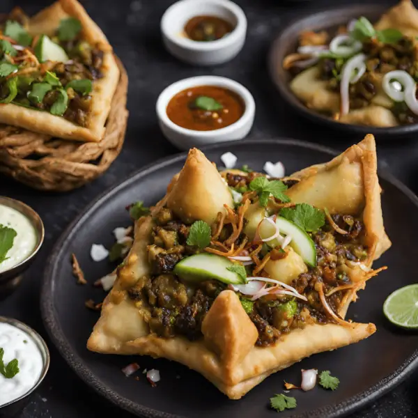 Vegetable Samosa Chaat Purplemint Kitchens Niagara Falls CA Vegetable Samosa Chaat Purplemint Kitchens Niagara Falls CA